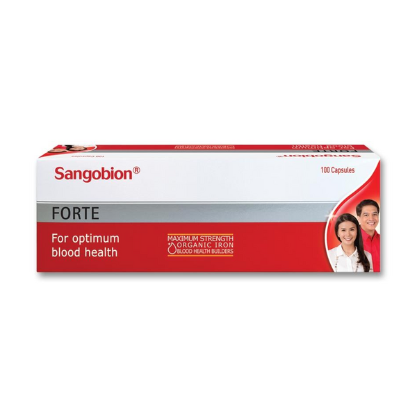SANGOBION FORTE Multivitamins / Iron / Calcium Capsule 100's price in ...